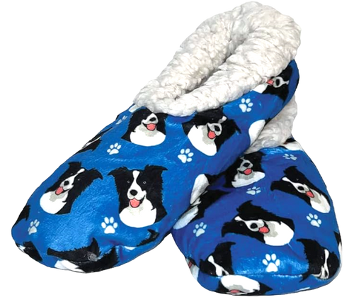 Border Collie Comfies Slippers by E&S Pets | All About Animals