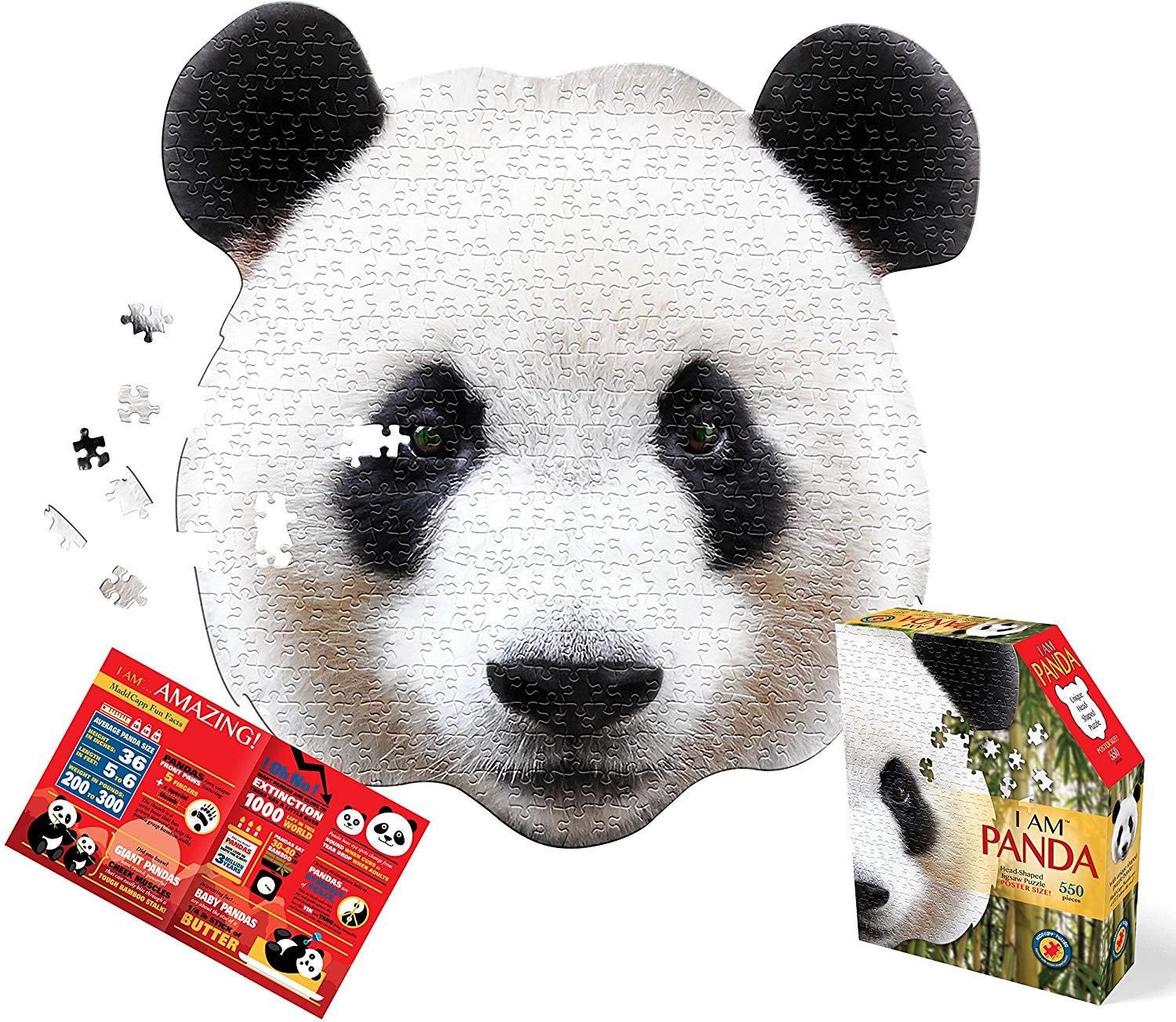 550 Piece I Am Panda Jigsaw Puzzle by Madd Capp Puzzles | All About Animals