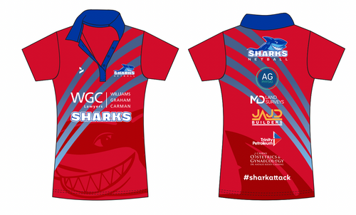 2024 Sharkies polo or training jersey | Sharks Netball Club