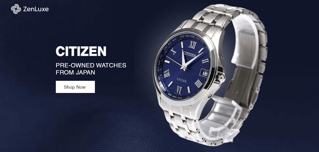 Shop Pre-owned Citizen Watches From Japan | ZenLuxe