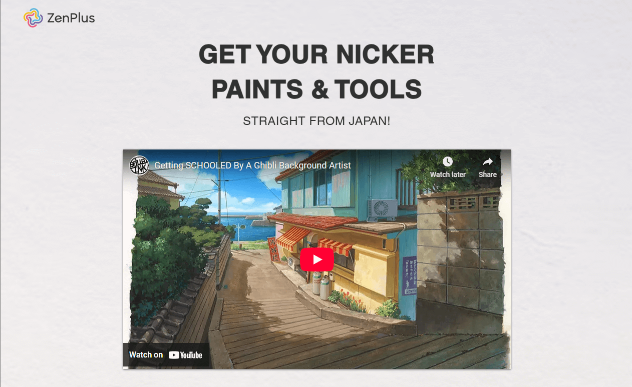 Nicker Color Paints & Tools | Spilled Ink x ZenPlus