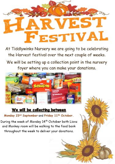 Harvest Food Bank Collection