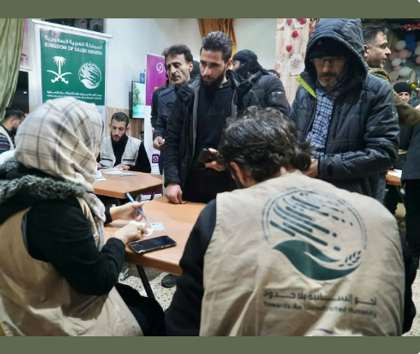 KSrelief Distributes Winter Clothing Vouchers to Thousands in Aleppo, Syria