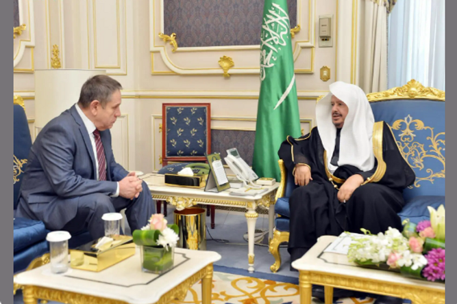 Shura Council Speaker welcomes Russian Ambassador Sergey Kozlov