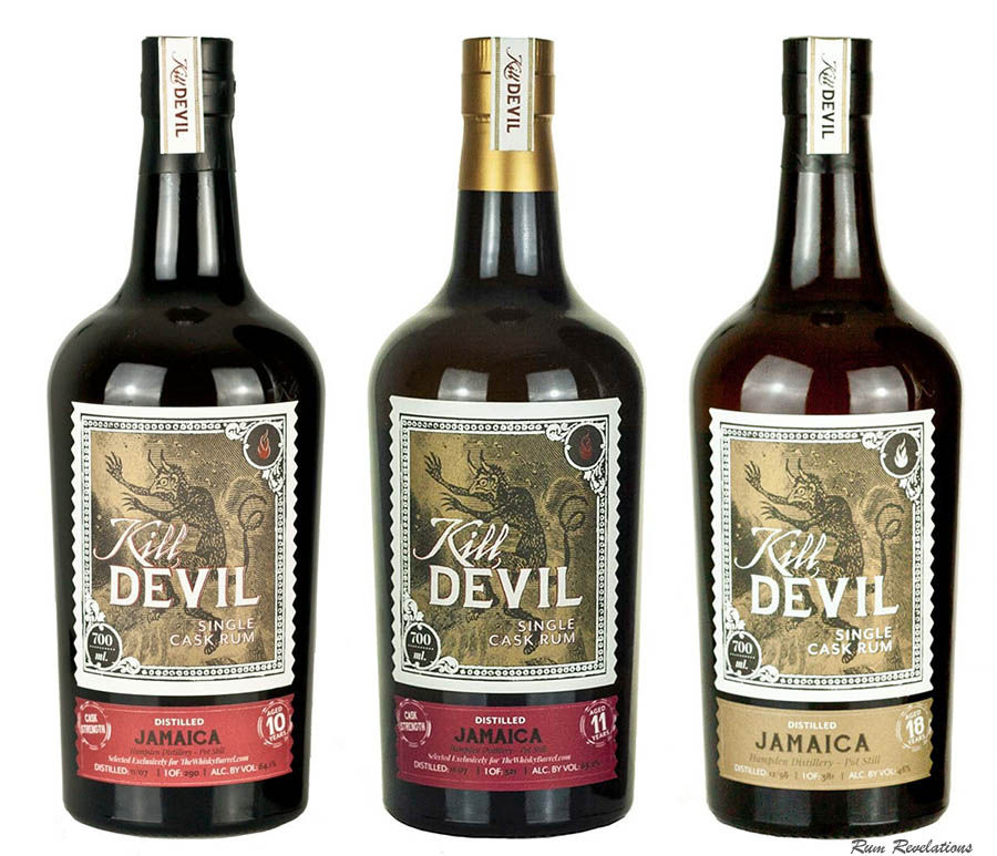 Three Stunning Hampden Kill Devil Rums