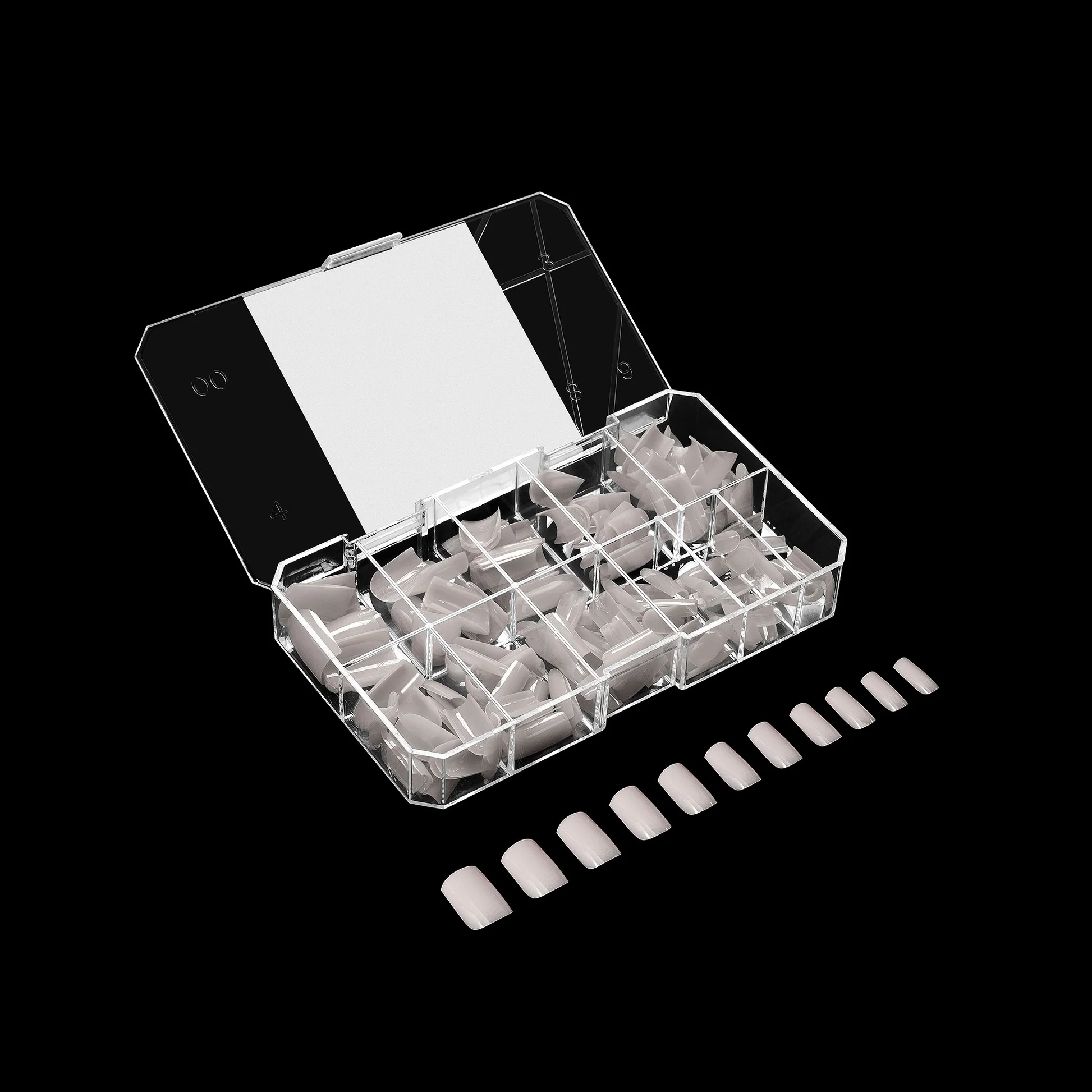 Caja de Tips Apres Neutral Gel X Whitney Cuadrada Extra Corta | Marcas ...