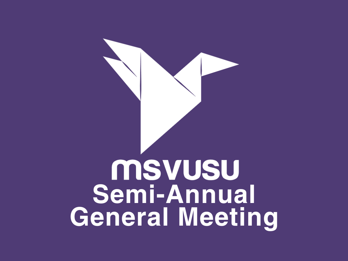 SEMI ANNUAL GENERAL MEETING | MSVU Students' Union