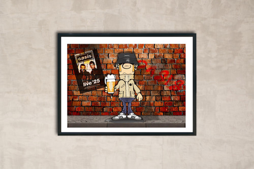 Oasis Live 25 Casual A4 Poster/Print | EyeBall Tickler
