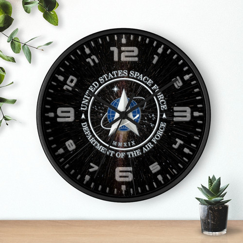 US Space Force Wall clock | VikingWarriorDesign