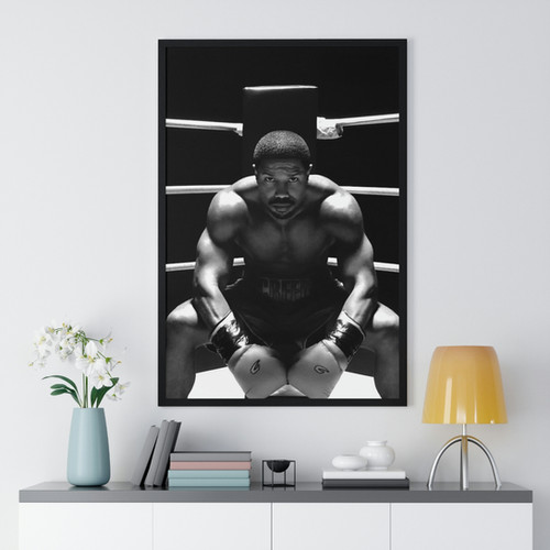 Adonis Creed Premium Framed Vertical Poster | VikingWarriorDesign