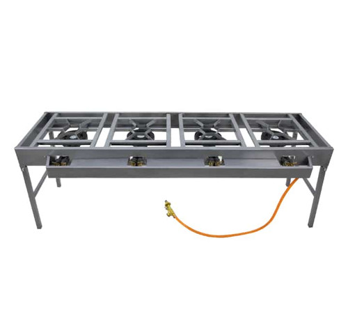 4 Plate Heavy Duty Folding Gas Stove | Triple C Equipment