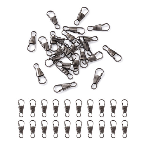 Iron Key chain Clasp Findings, Gunmetal | Wickedly Sick