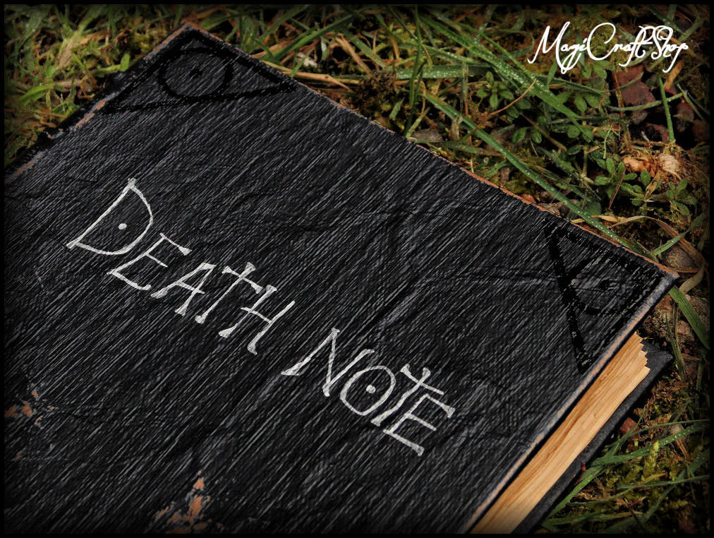 Death Note Book Movie Replica with original parchment pages | magicraftshop