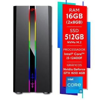Computador Gamer CertoX - BRAVE 1023 GA DUAL CHANNEL (i5-12400F / 2x8GB ...