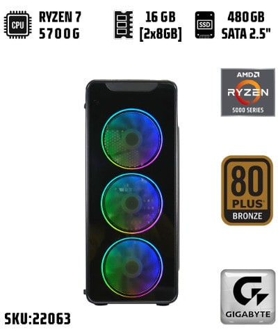 22063 - Computador Gamer NTC Vulcano II 7223 Dual Channel - NTC ...