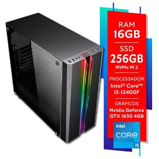 Computador Gamer CertoX - BRAVE 1022 GA (i5-12400F / 16GB / SSD256NVMe ...
