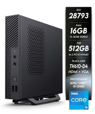 28793 - Minicomputador NTC Nano Intel - 1015 TH - NTC Computadores