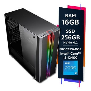 Computador Gamer CertoX - BRAVE 1004 GA (i5-12400 / 16GB / SSD256NVMe ...