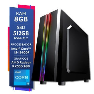 Computador Gamer CertoX - BRAVE 1014 GA (i5-12400F / 8GB / SSD512NVMe ...
