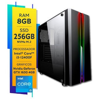 Computador Gamer CertoX - BRAVE 1019 PW (i5-12400F / 8GB / SSD256NVMe ...