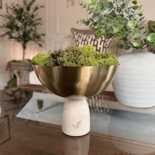 Ellivia Light Gold Bowl | Lavish Lodge
