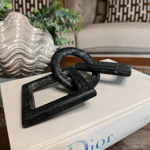 Ellia Black Marble Chain | Lavish Lodge