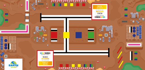 WRO Playfield Challenge Mat (Robomission Senior) | SchoolofRobotics SOR