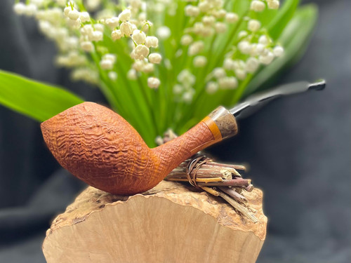 Pipe Cutty Egg Sandblasted | wolffpipes