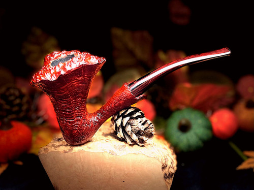 Pipe Organic Red Flower | wolffpipes