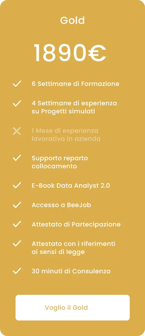 Corso Data Analyst - Fenice Academy