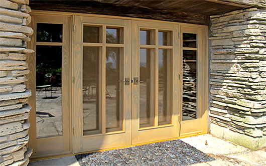 Timber Innovations | Prairie-style Patio Doors | Lake Michigan WI