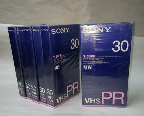 NEW SONY PROFESSIONAL GRADE VHS BLANK TAPES Burlington