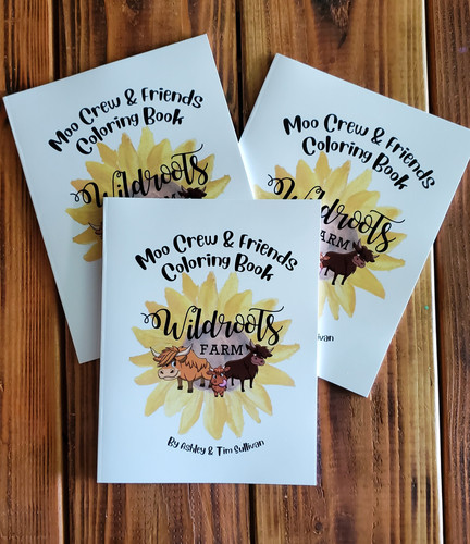 Moo Crew & Friends Coloring Book | Wildroots Farm Store
