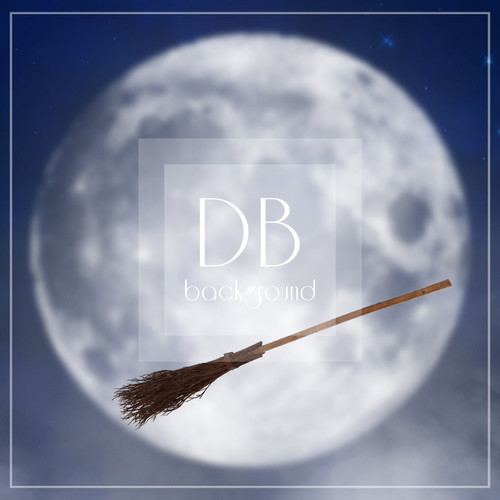 Full Moon with Witches Broom | Amanda Colgan