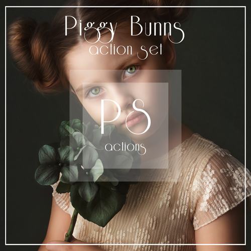 Piggy Bunns Photoshop Action Set | Amanda Colgan