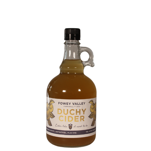 Duchy Traditional Cider Flagon - One Litre | foweyvalleycider