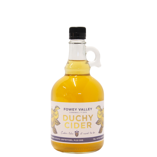 Duchy Traditional Cider Flagon - One Litre by Fowey Valley Cider