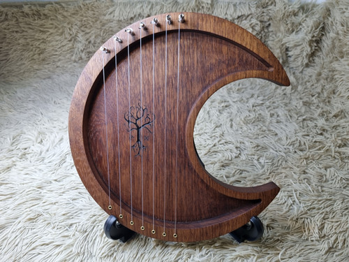 Moon Lyre - Lira da Lua |Cedro| | Sopro Nativo