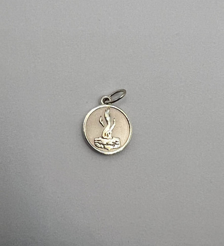 Greystone Camp Fire Charm - Sterling Silver | The Greystone Store