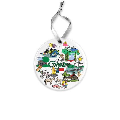 Camp Greystone Camp Scene Ornament | The Greystone Store