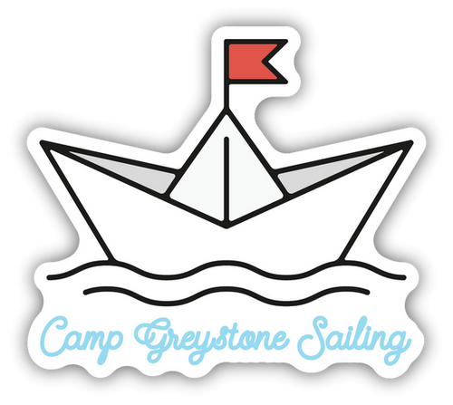 Camp Greystone Sailing Sticker | The Greystone Store