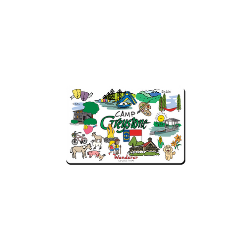 Camp Greystone Camp Scene Magnet | The Greystone Store