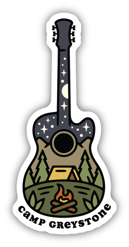 Nature Guitar Sticker | The Greystone Store