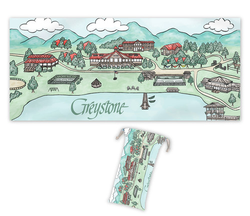 Greystone Camp Map Quick Dry Towel | The Greystone Store