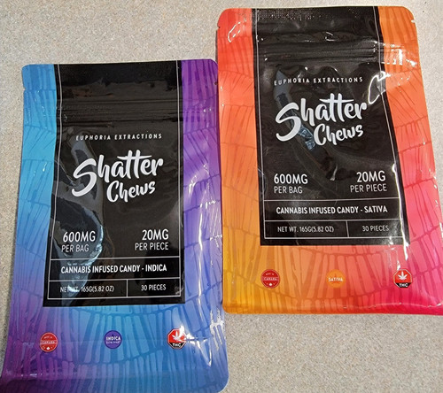 Shatter Chews 600MG THC | Central Leaf