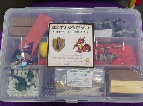 Knights and Dragons Storytime Sensory Kit | Shoals Educational E