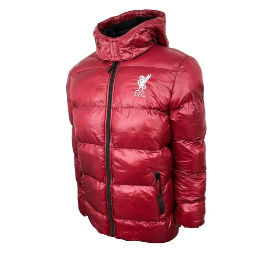 Official Liverpool FC Padded Jacket with Removable Hood - Icon Sports ...