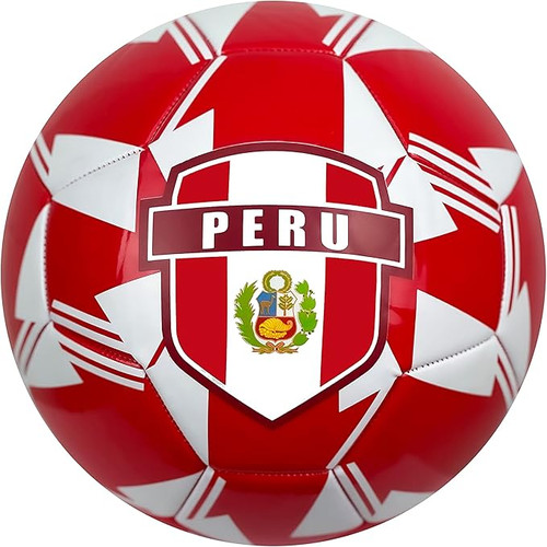 Official Peru National Team Crest Soccer Ball | Just 4 Kicks Inc | A ...