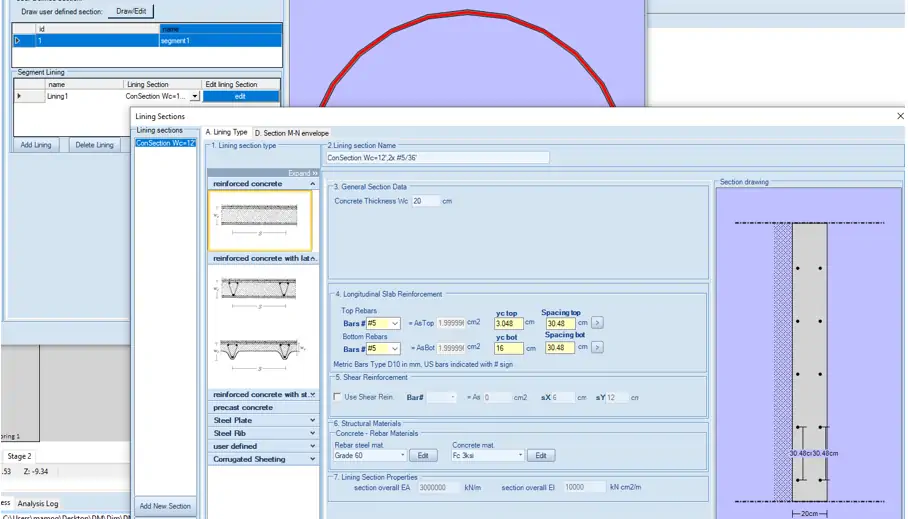 Structural Capacity of Custom Shape Tunnels in DeepEX