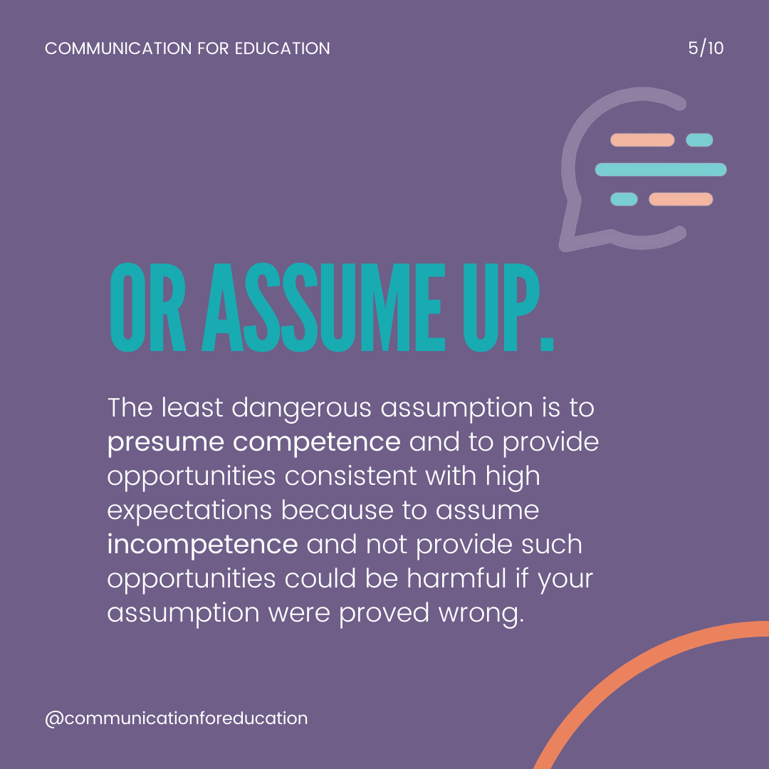 5 Things to Know about Presuming Competence